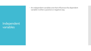 Variable and its type | PPTX | Science