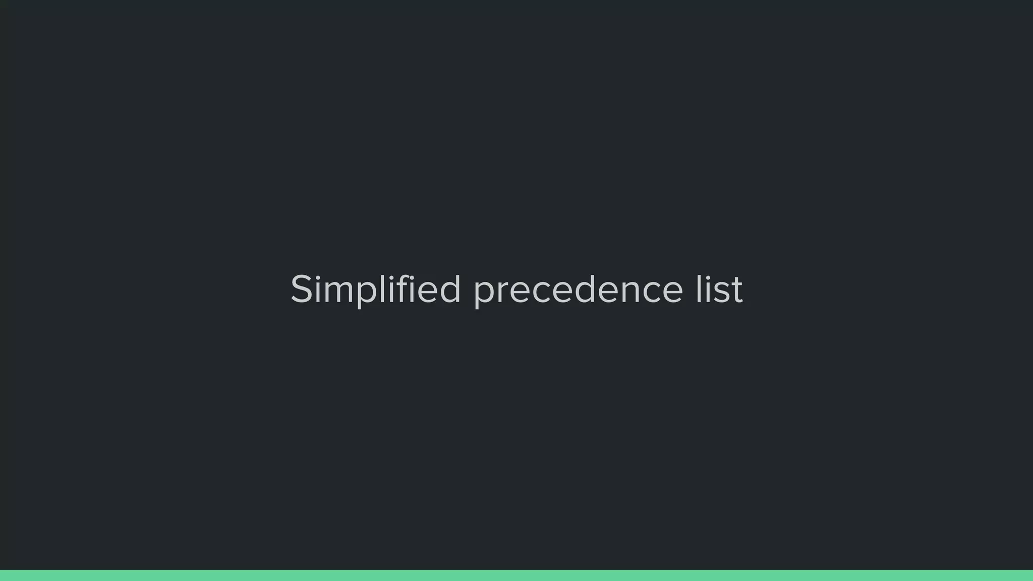 Variable precedence: Where should I put a variable? | PPT