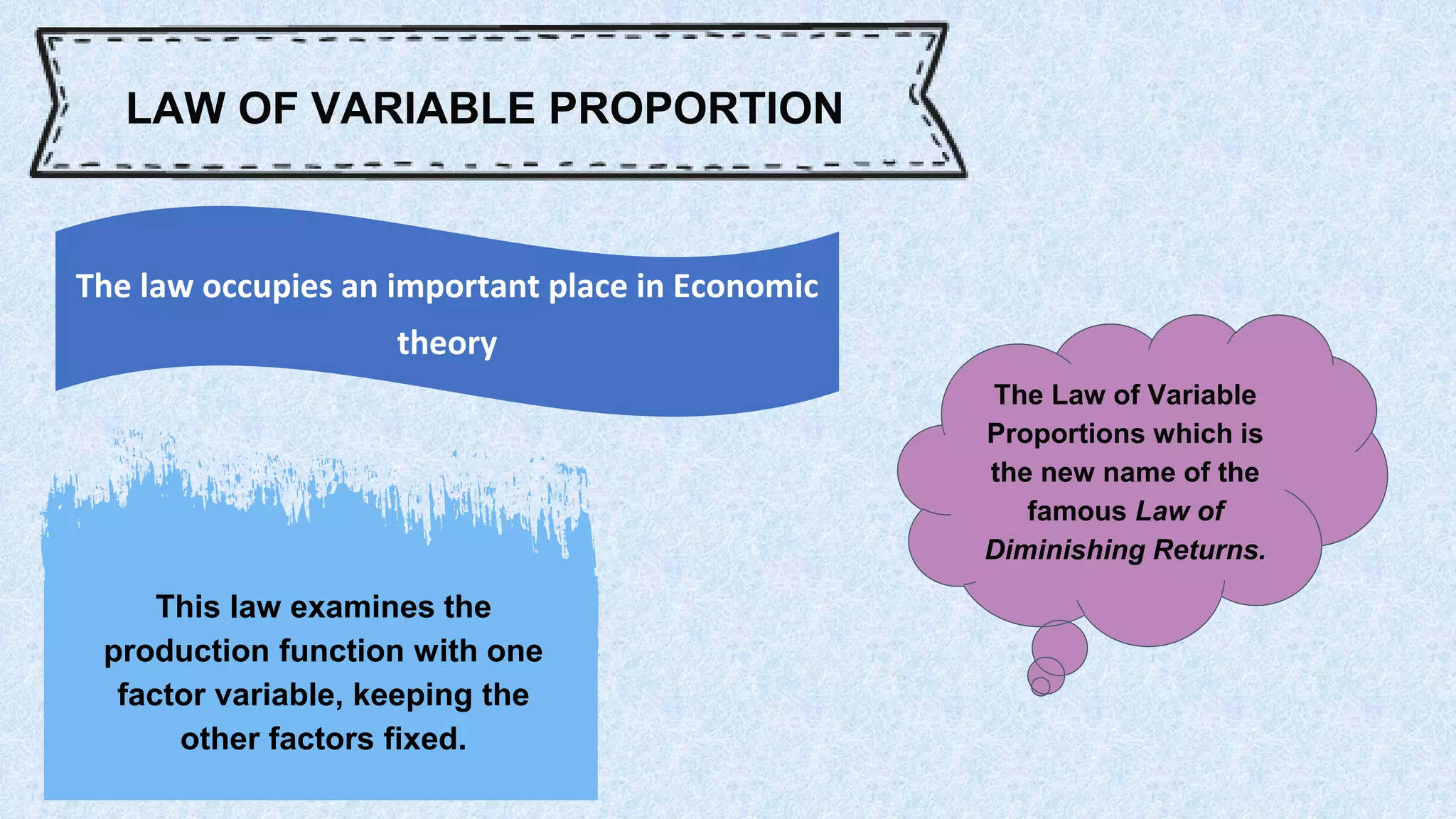 Law of Variable Proportions | PPTX