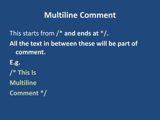 Variables in C and C++ Language | PPTX