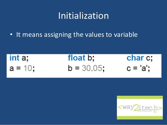 Variables in C and C++ Language