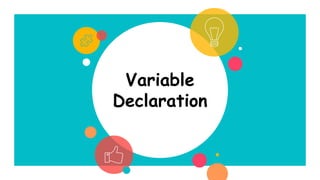 Variables | PPT
