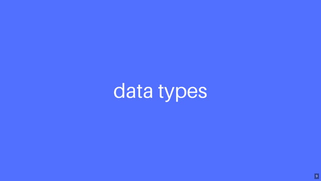 Variables & Data Types in R | PDF