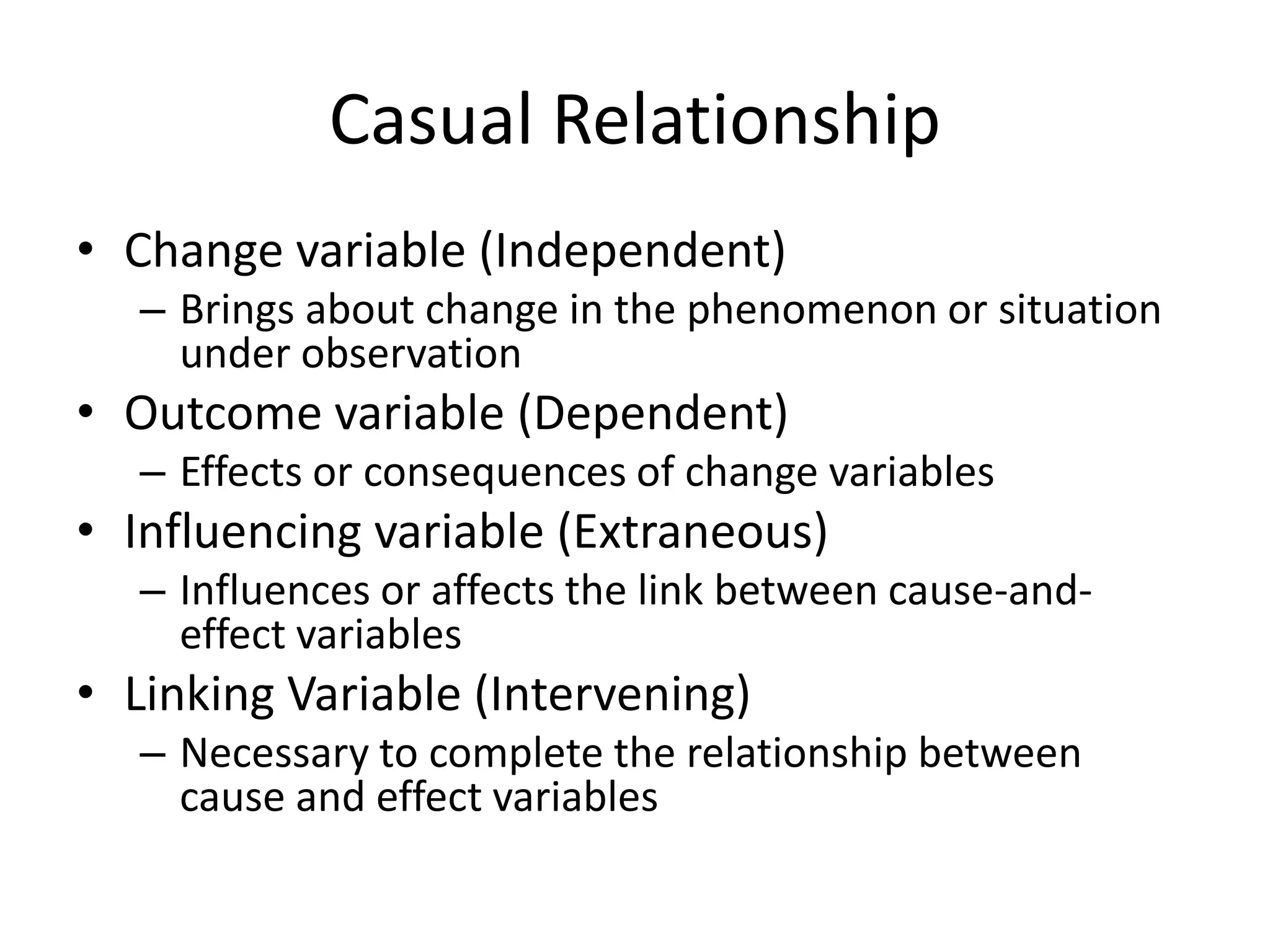 Variables Types And Operational Definitions Pptx Science