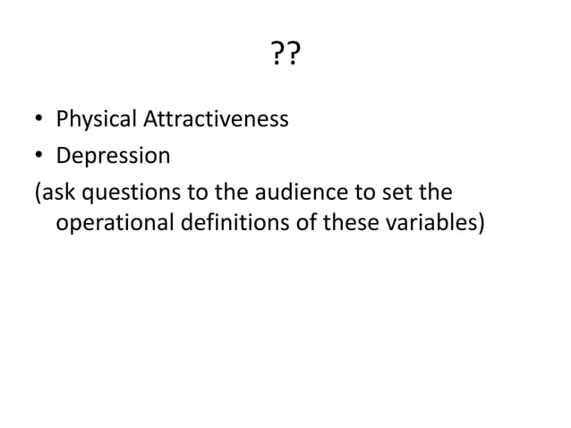Variables Types And Operational Definitions Pptx Science