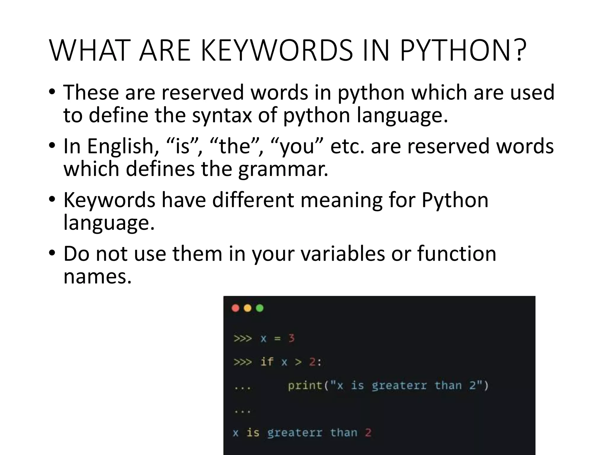 Part 1 Python Tutorial Variables And Data Types In Python Ppt