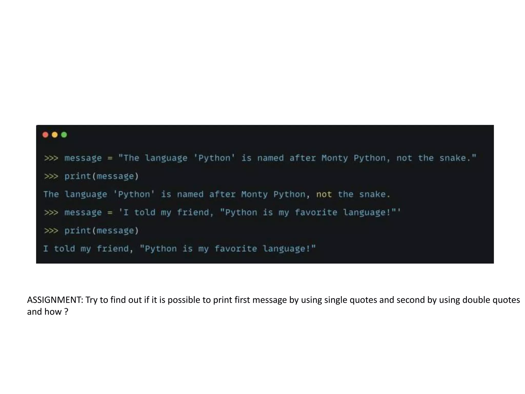 Part 1 Python Tutorial Variables And Data Types In Python Ppt