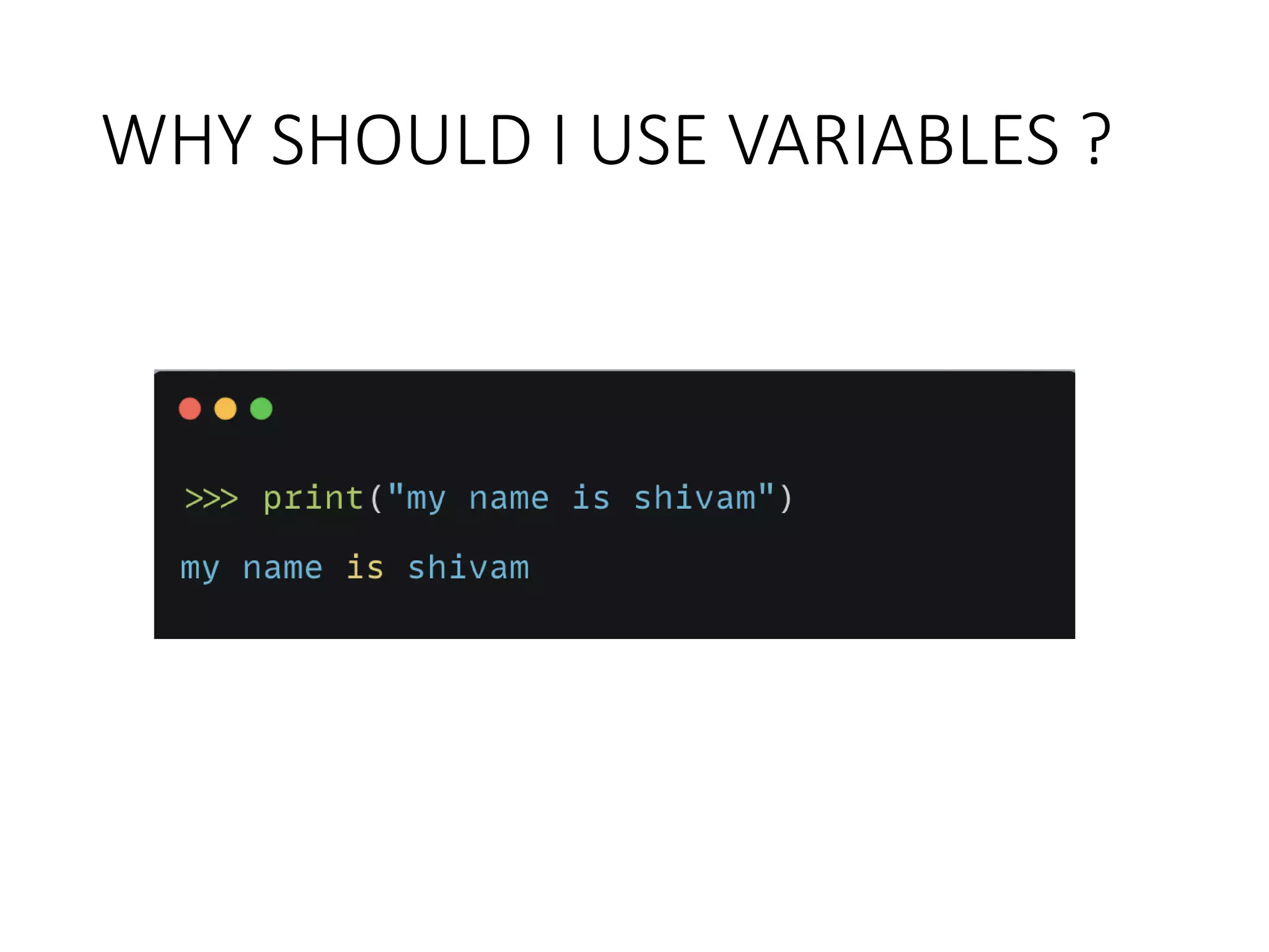 Part 1 Python Tutorial Variables And Data Types In Python Ppt
