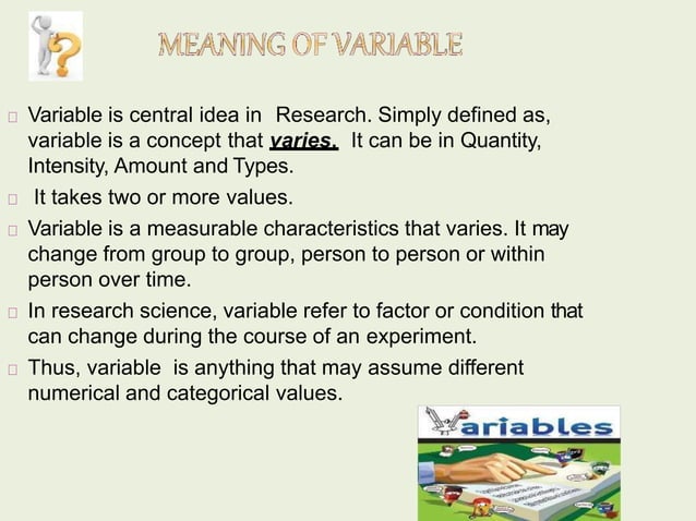 Variables.pptx | Science