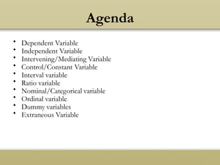 variables. Independent and Dependent variables | PPTX