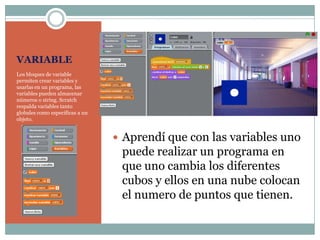 Variables scratch | PPTX