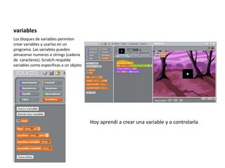 Variables scratch | PPTX