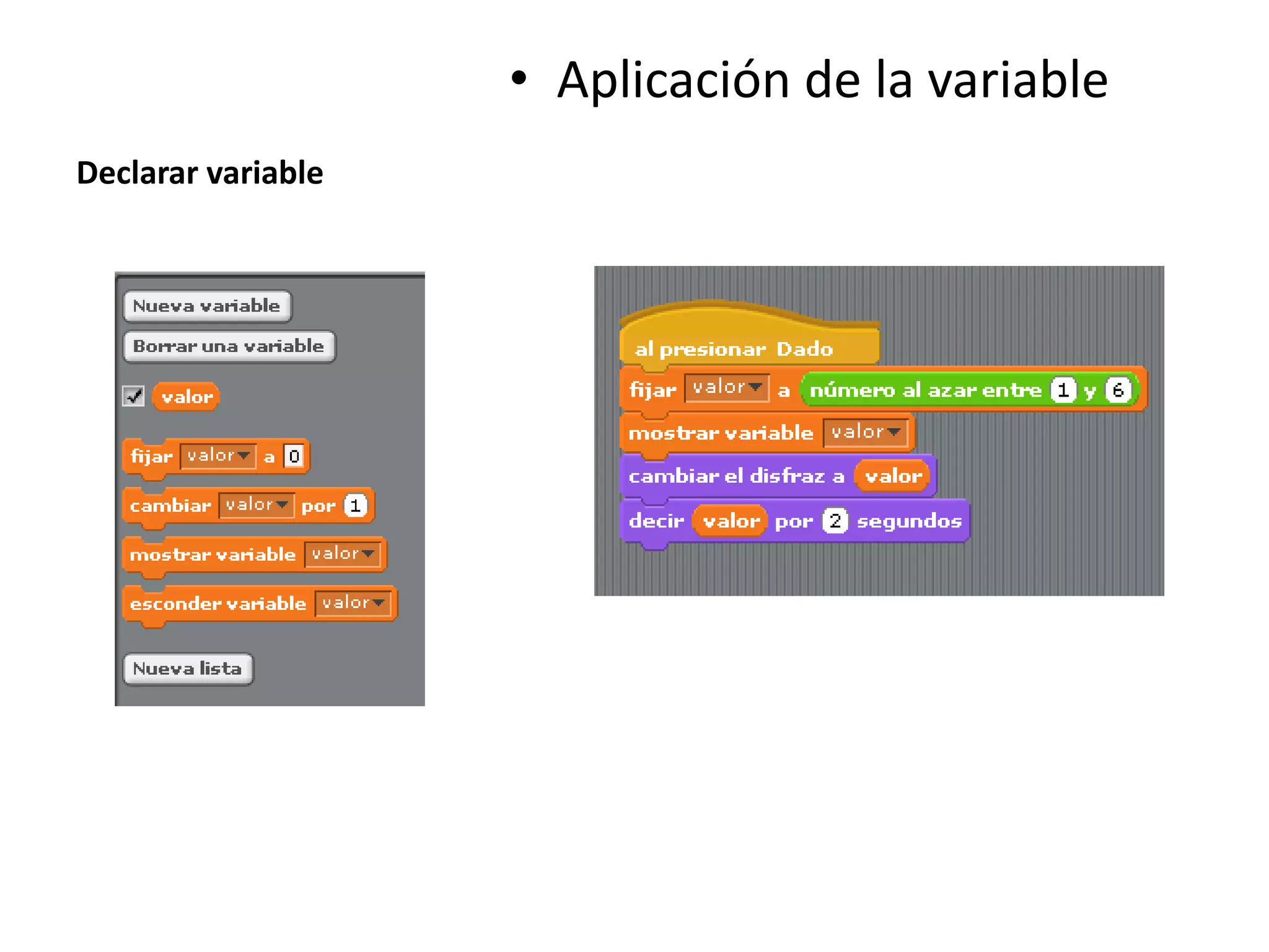 Variables scratch | PPT