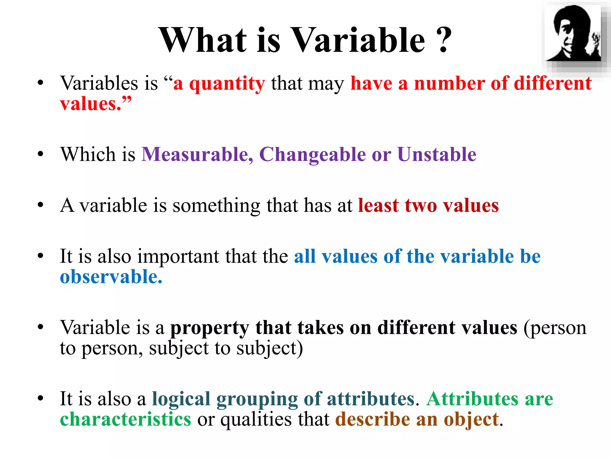 Types of Variables - Independent, Dependent ,Extraneous ,Intervening ...