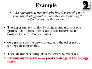 Types of Variables - Independent, Dependent ,Extraneous ,Intervening ...