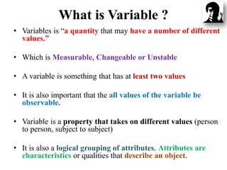 Types of Variables - Independent, Dependent ,Extraneous ,Intervening ...