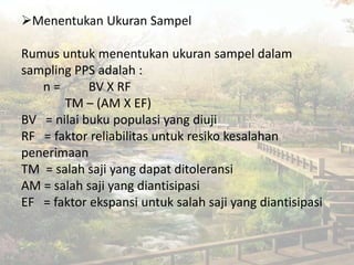 Variable sampling untuk pengujian substantif stain salatiga | PPTX