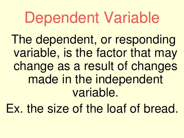 Variables and control