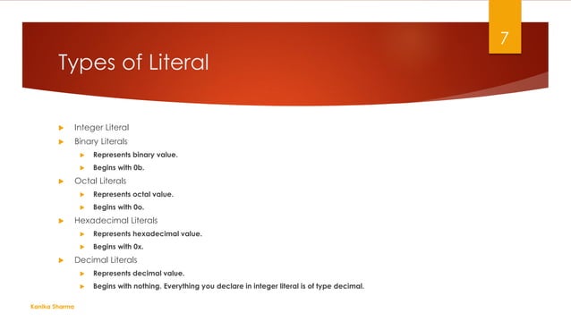 Variables And Data Types In Swift Ppt