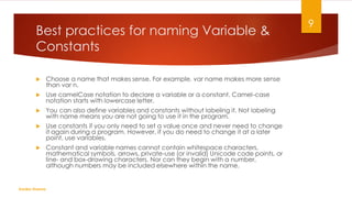 Variables and data types IN SWIFT | PDF