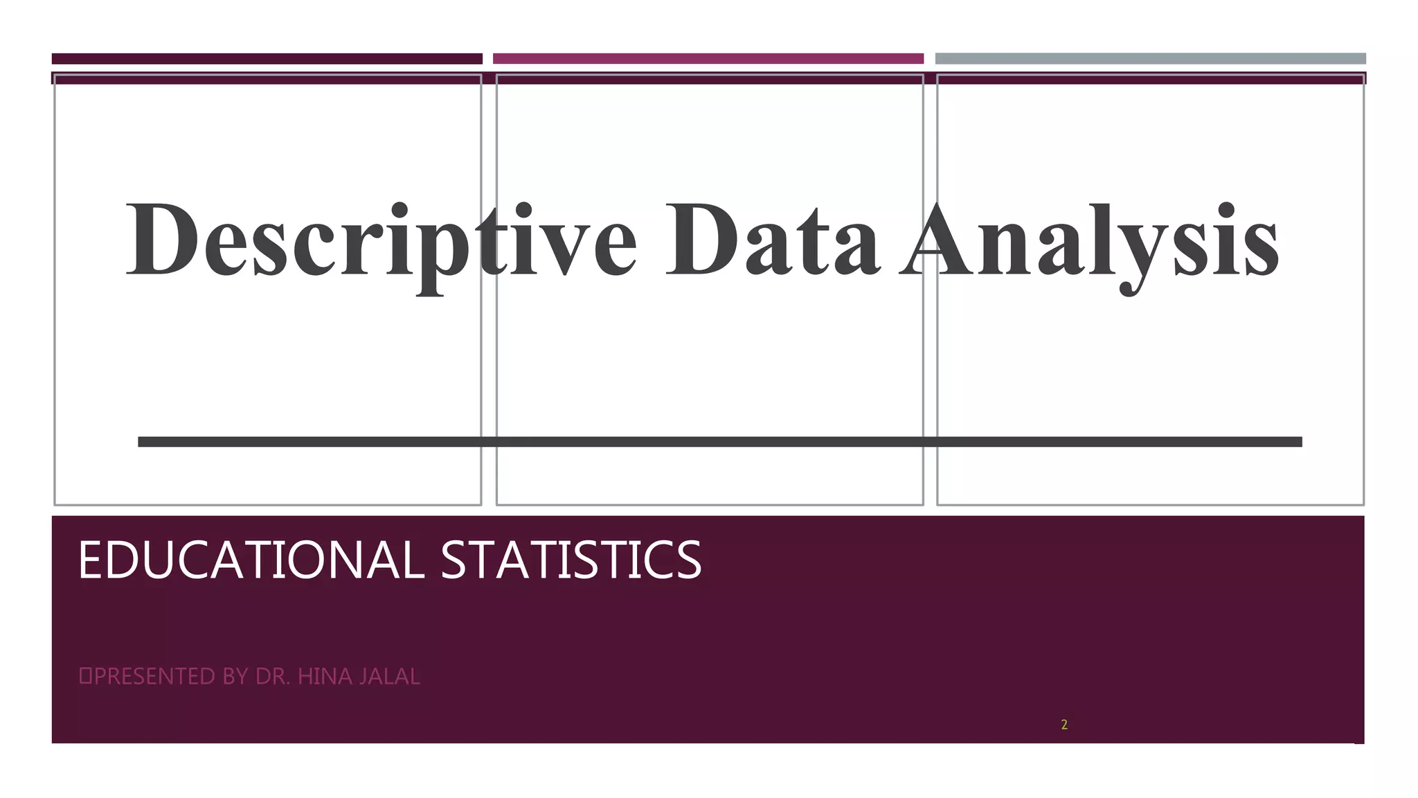 Basics Of Educational Statistics Variables And Types Pptx Physics Science