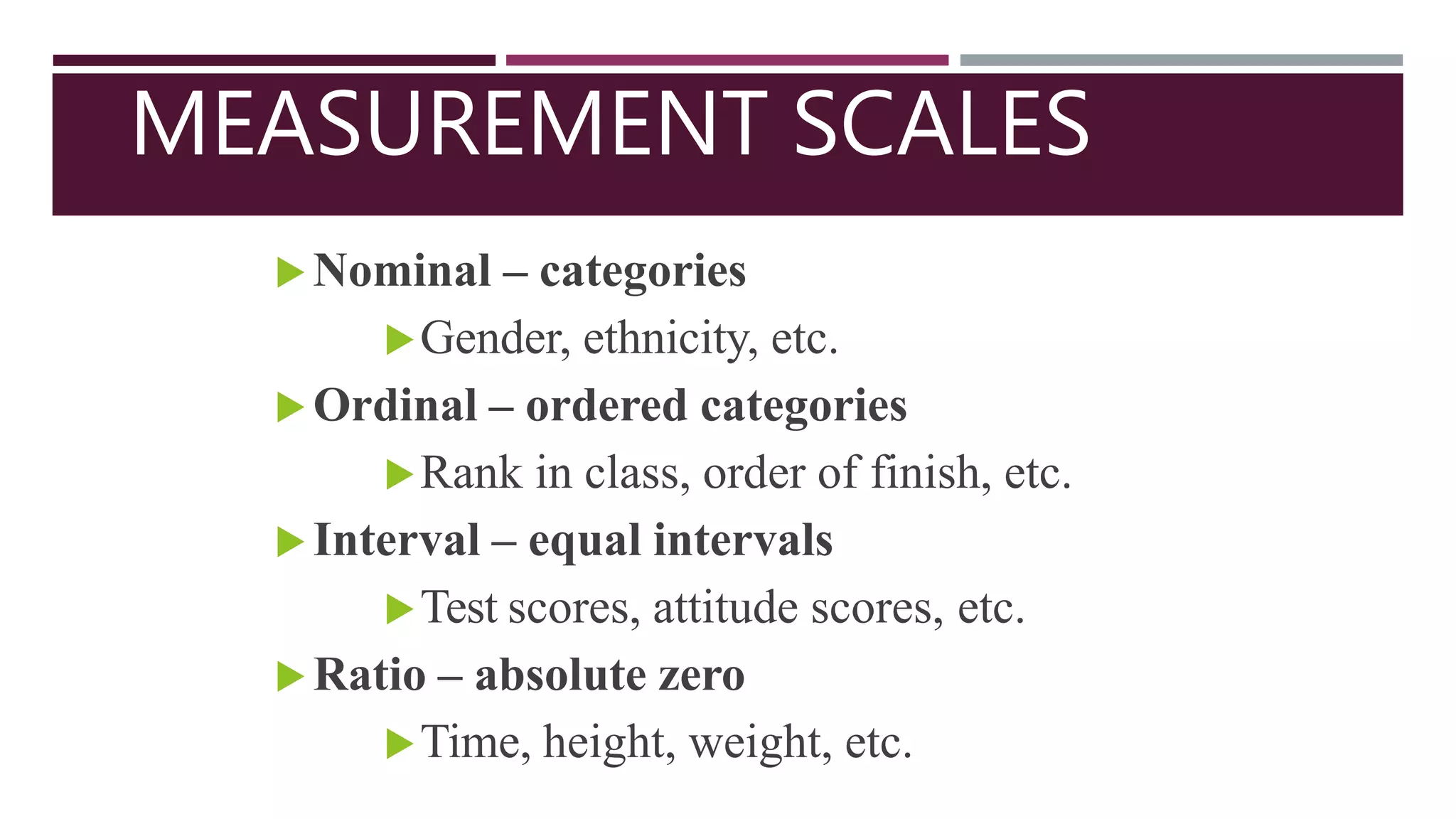 Basics Of Educational Statistics Variables And Types Pptx Physics Science