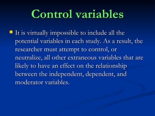Variables And Measurement Scales | PPT