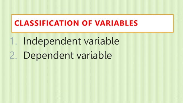 VARIABLES AND THEIR USES.pptx | Physics | Science