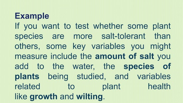 VARIABLES AND THEIR USES.pptx | Physics | Science