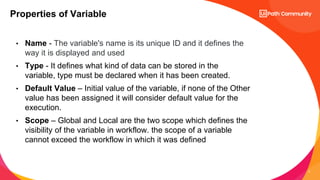 Variables Arguments and control flow_UiPath.ppt