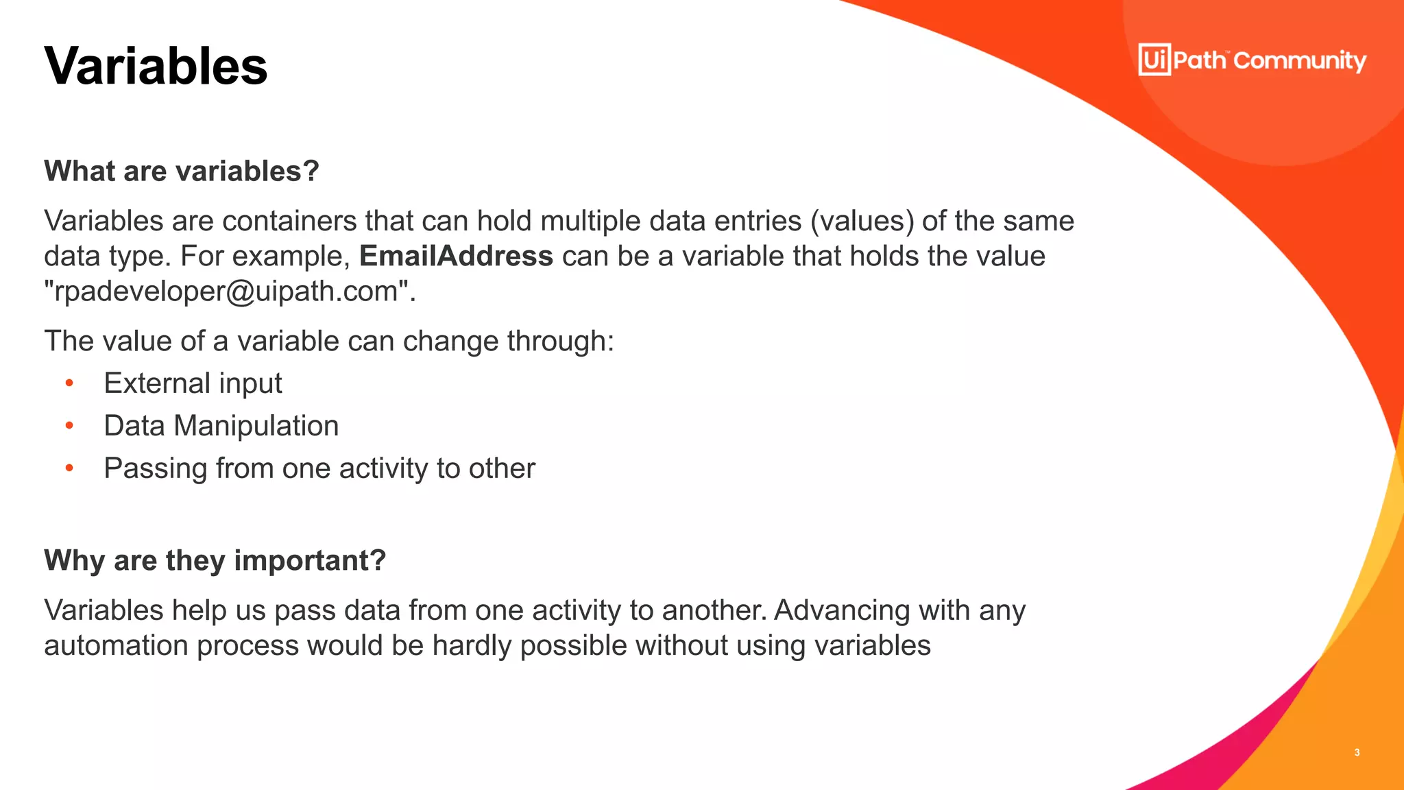 Variables, Arguments & Imports.pptx