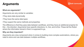 Variables, Arguments & Imports.pptx