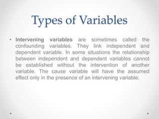 Variables & concepts | PPT
