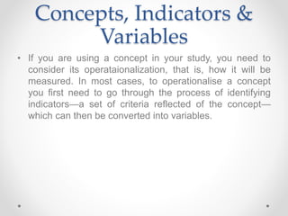 Variables & concepts | PPT