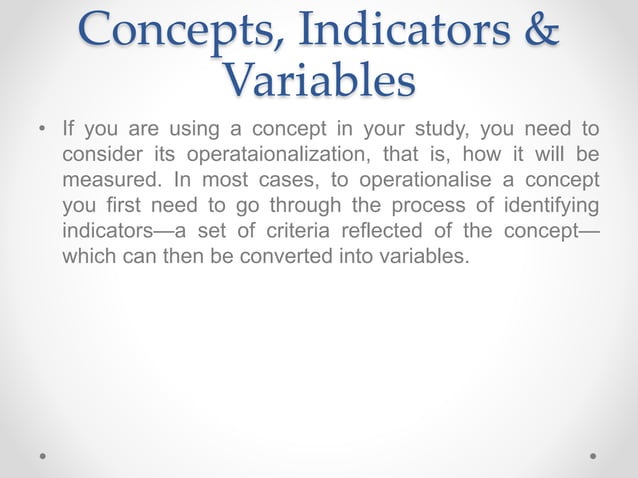 Variables & concepts | PPT | Science