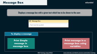 Variables, Data Types and Activities in UiPath | Basics of UiPath ...