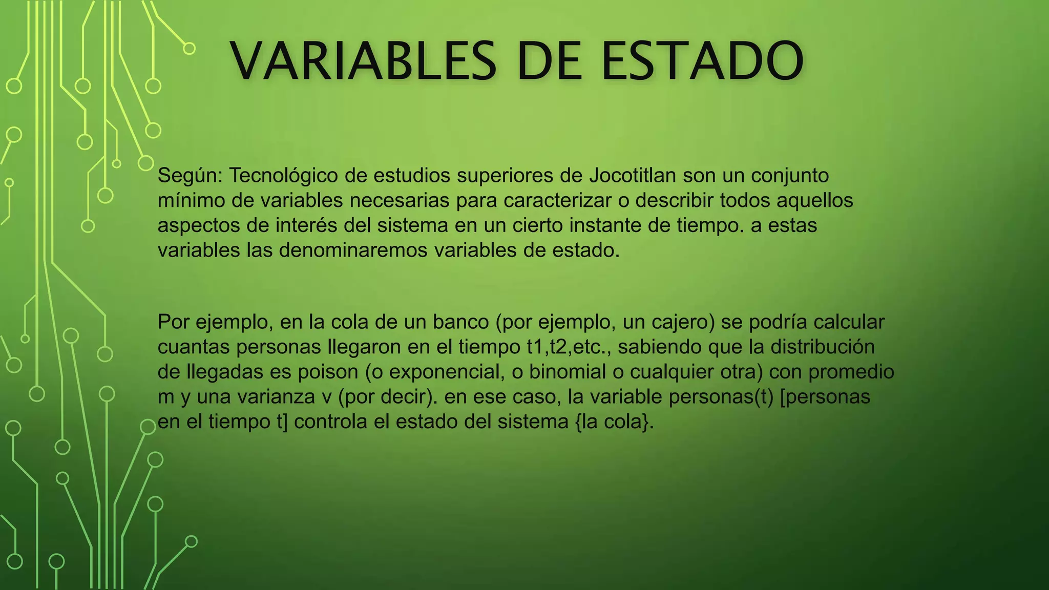 Variables De Estado Pptx 1442