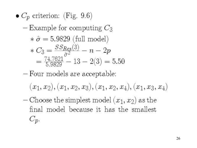 Variableselectionmodelbuilding Ppt