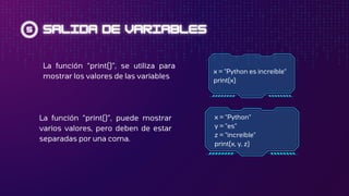 Usando Variables en Python, todo lo que debes saber | PDF