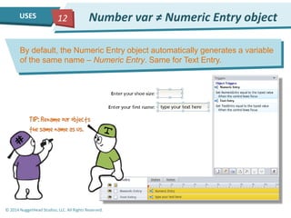 Articulate Storyline - Fundamentals of Variables | PPTX | Programming Languages | Computing