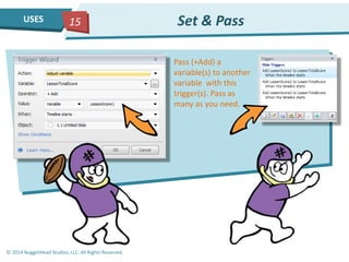 Articulate Storyline - Fundamentals of Variables | PPTX | Programming Languages | Computing