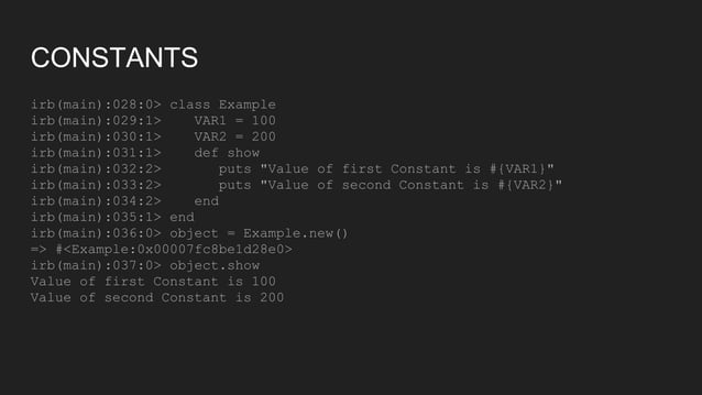 Variables Expressions Standard Types Ppt
