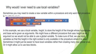 Variables in MIT App Inventor powerpoint | PPT