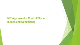 Variables in MIT App Inventor powerpoint | PPT