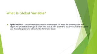 Variables in MIT App Inventor powerpoint | PPT