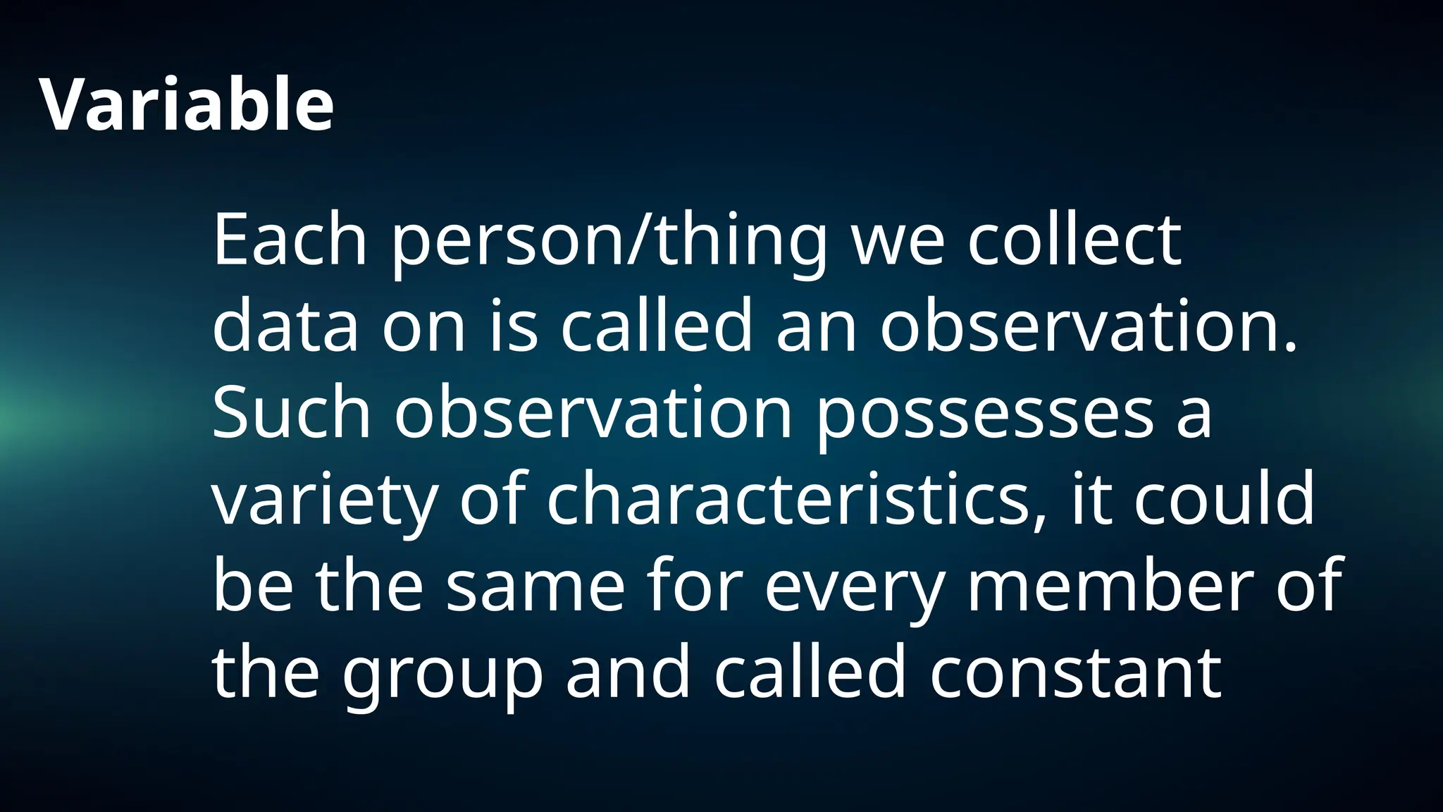 Variables of Quantitative research power point presentation | PPTX