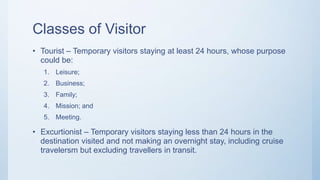 Variables of tourism and hospitality | PPTX