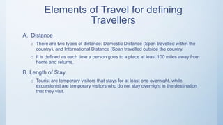 Variables of tourism and hospitality | PPTX