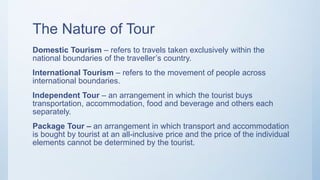 Variables of tourism and hospitality | PPTX