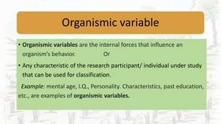 Variables in social science research and its measurement ppt | PPTX